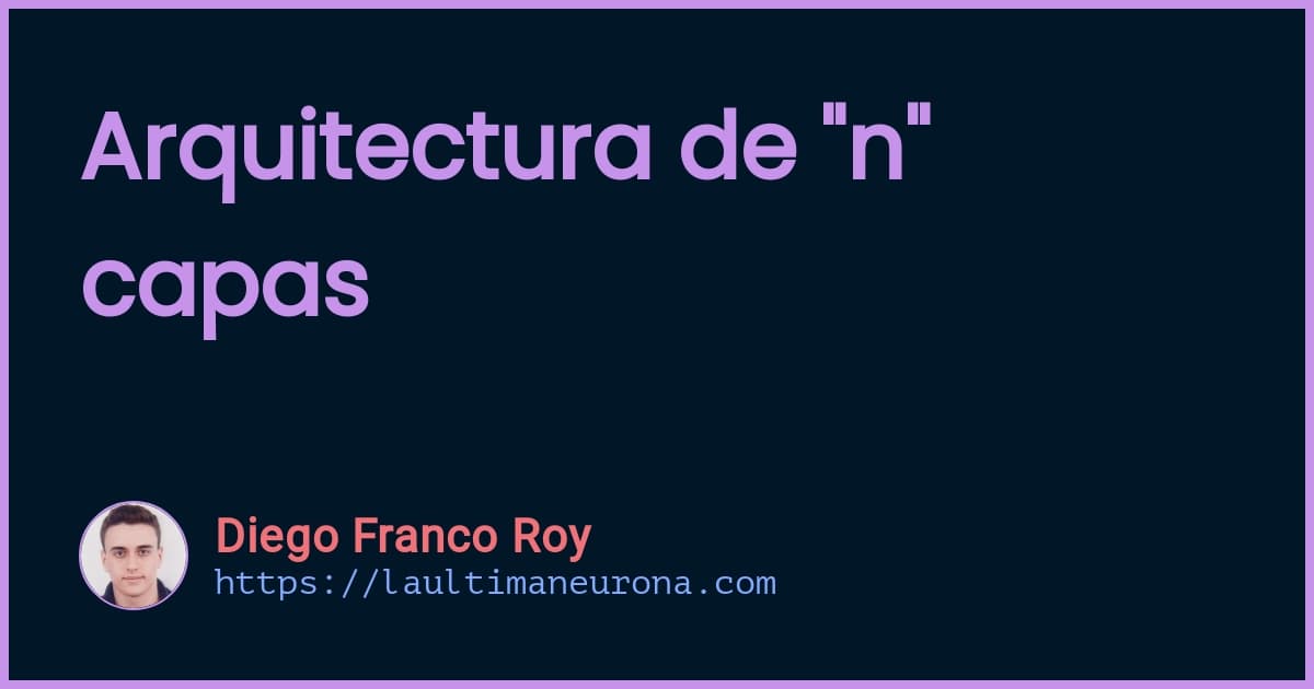 Arquitectura de "n" capas